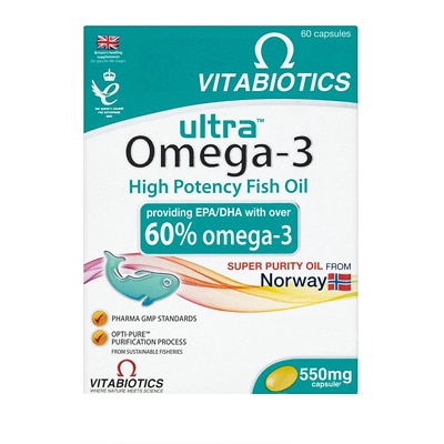 Vitabiotics Ultra Omega 3 Super Strength Capsules x 60 - Feelunique