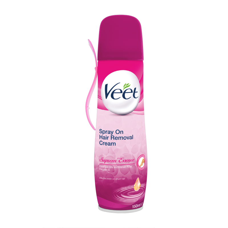 Veet Suprem' Essence 3 Minute Spray On Hair Removal Cream 150ml ...