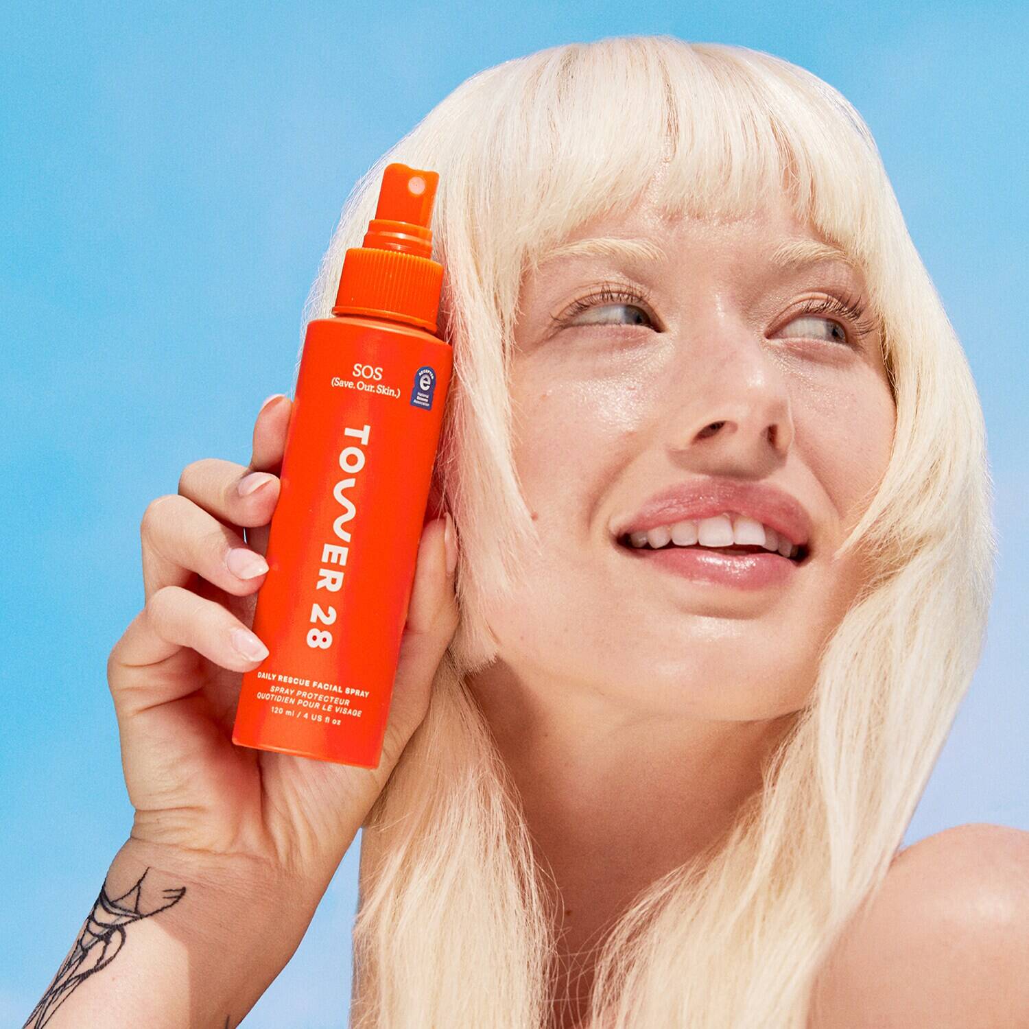 TOWER 28 SOS Daily Rescue Facial Spray | SEPHORA UK