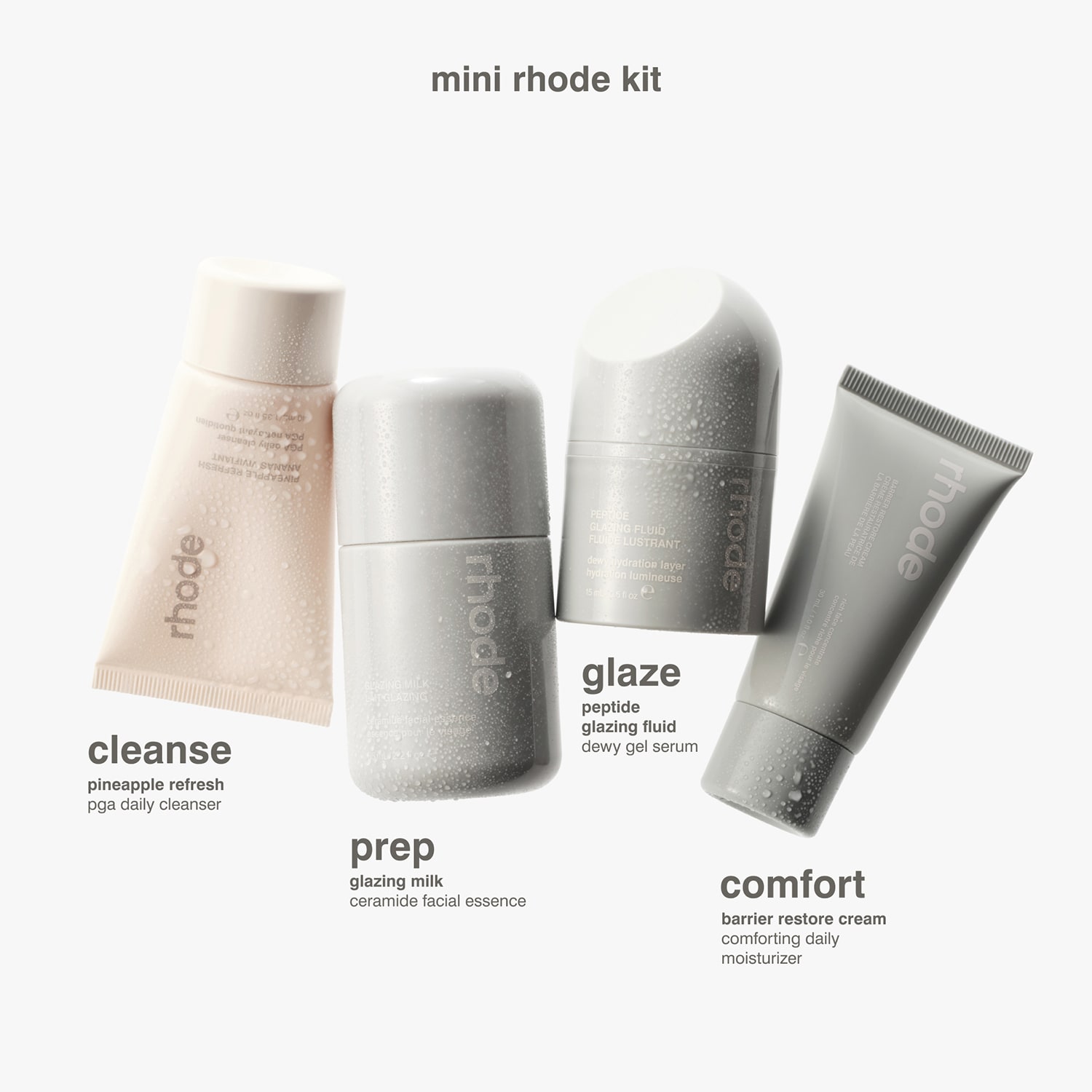 rhode Mini Rhode Kit Glazed Skincare Essentials | SEPHORA UK