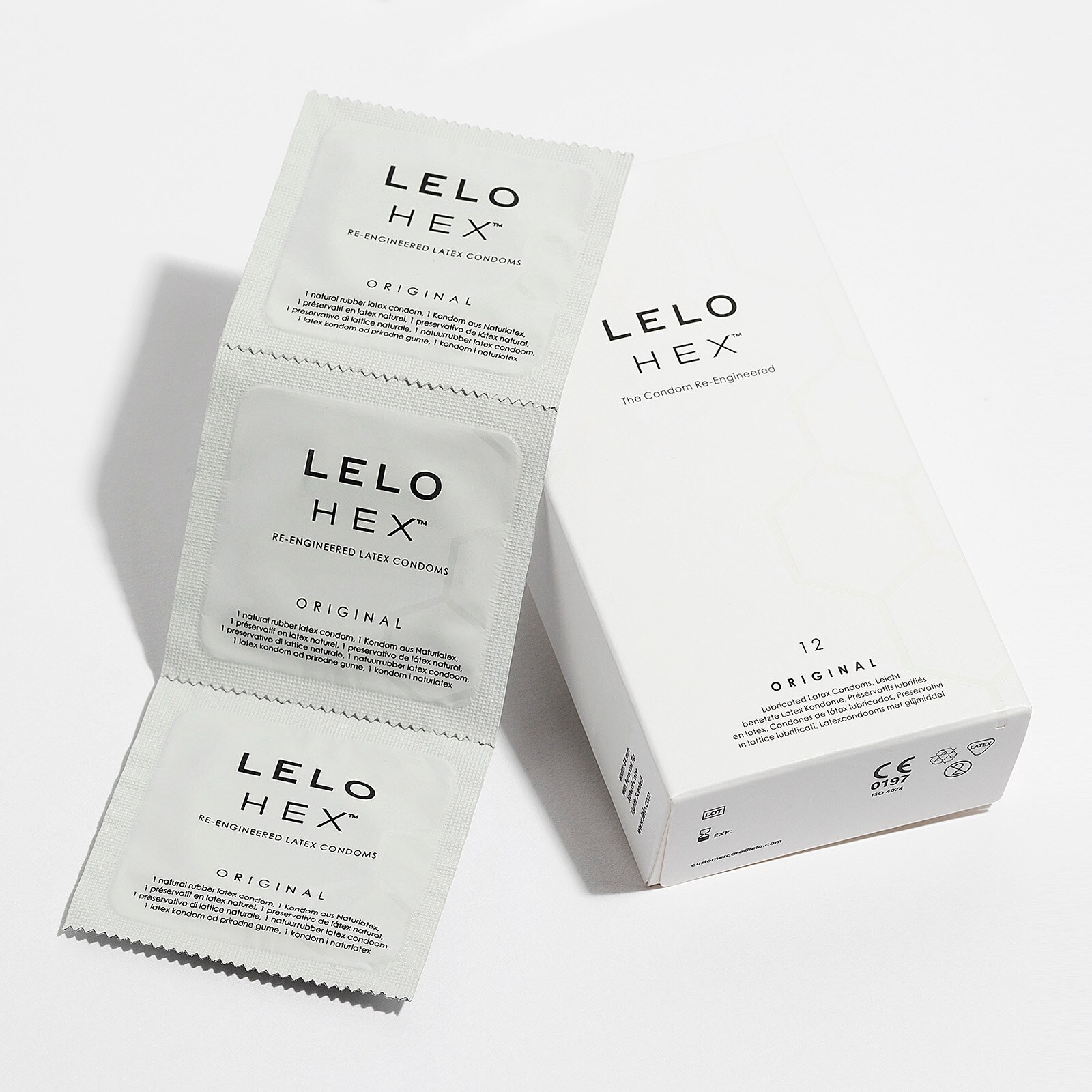 Lelo Hex Original Condoms 12 Pack | FEELUNIQUE
