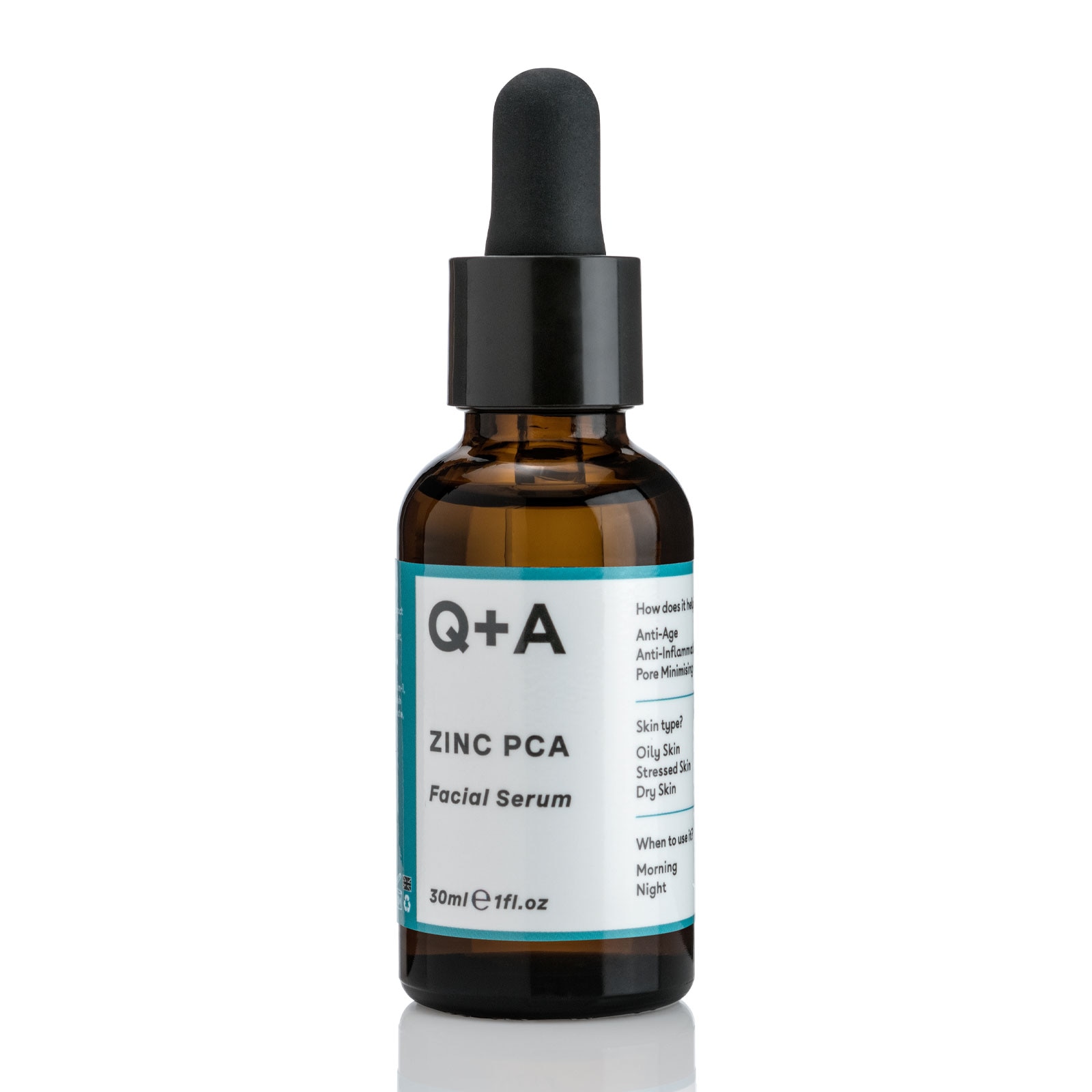 Q+A Zinc PCA Facial Serum 30ml | SEPHORA UK