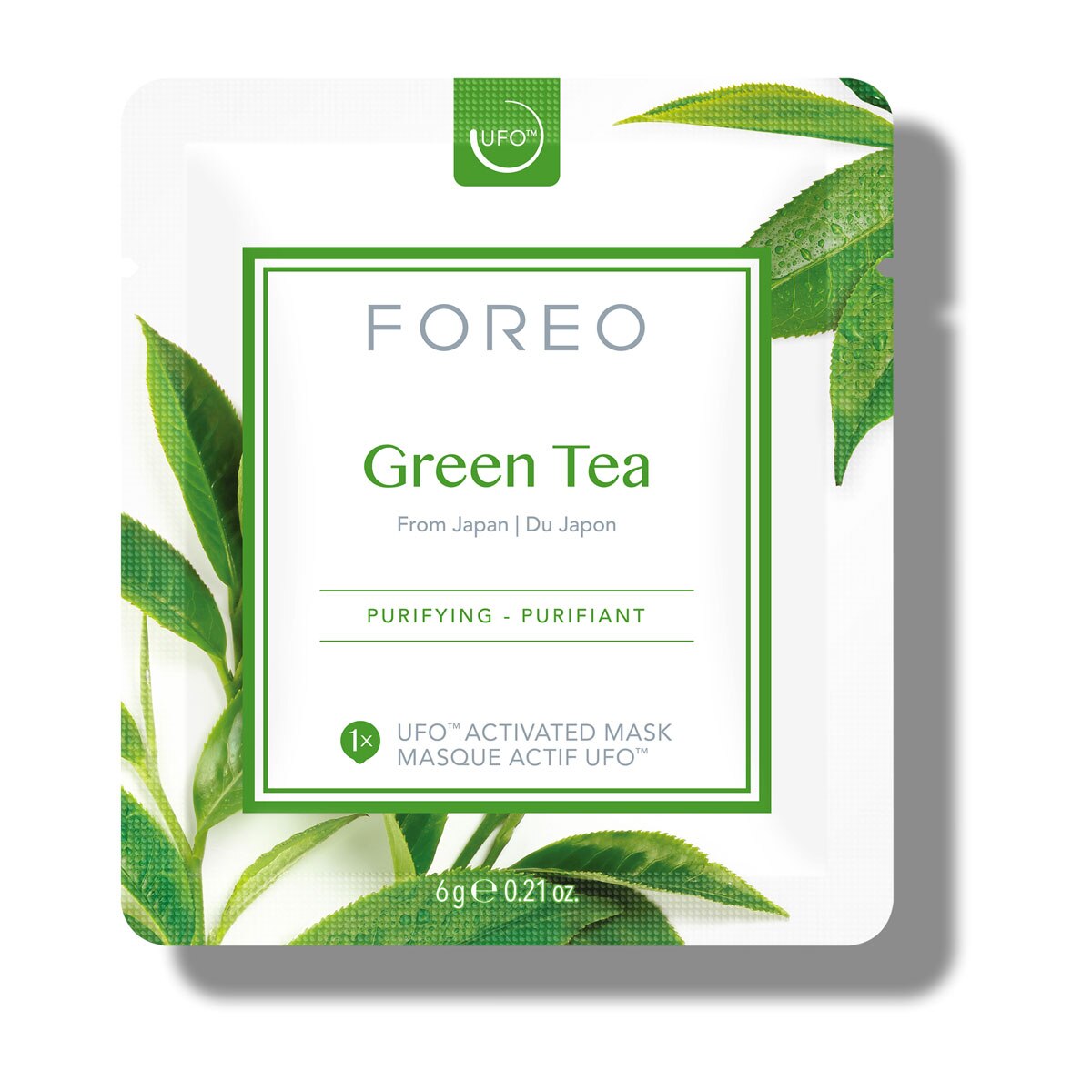 FOREO Green Tea UFO Purifying Face Mask 6 x 6g | SEPHORA UK