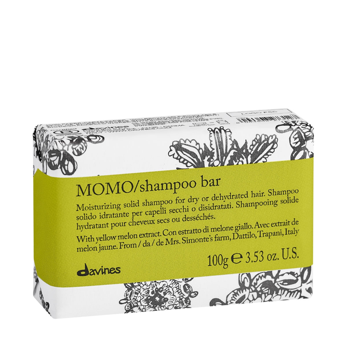 Davines Solid Shampoo Bar MOMO 100g | SEPHORA UK