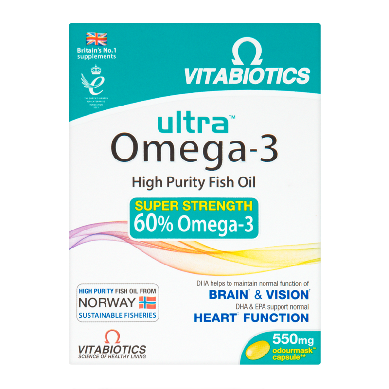 Vitabiotics Ultra Omega 3 Super Strength Capsules x 60 | SEPHORA UK