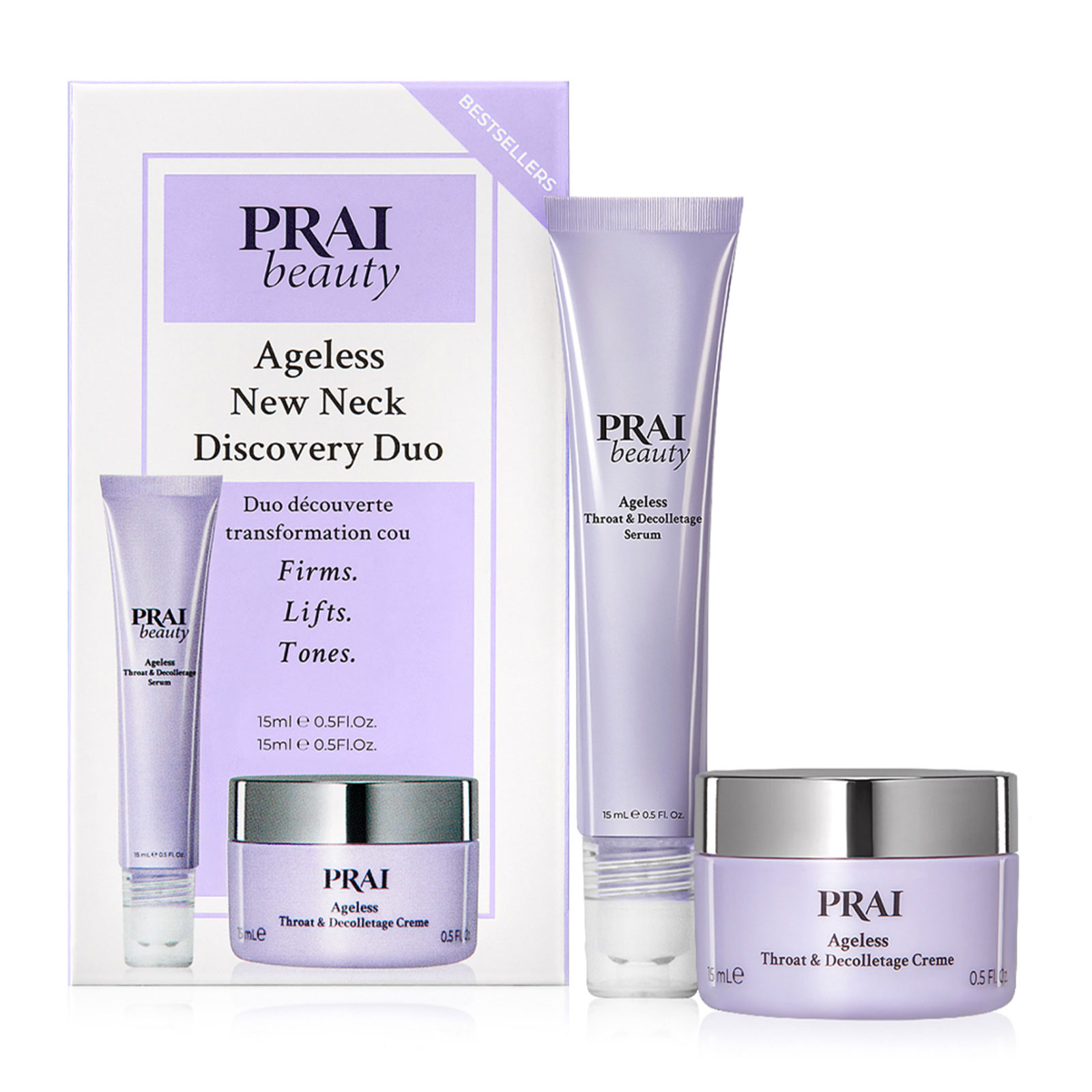 PRAI Beauty AGELESS NEW Neck Discovery Duo | FEELUNIQUE