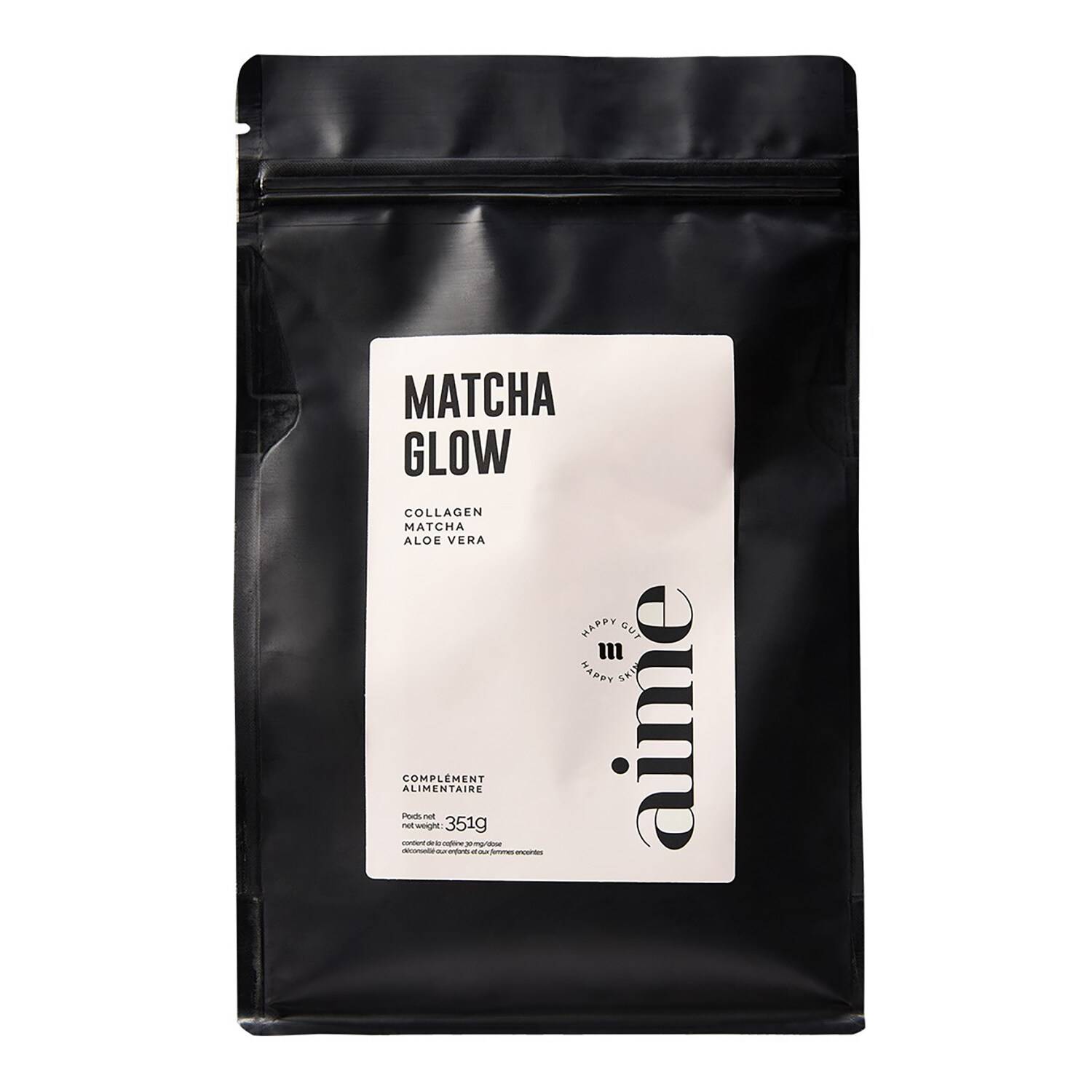 AIME Matcha Glow in jar Refill - Food supplements 30 days cure (408 g ...