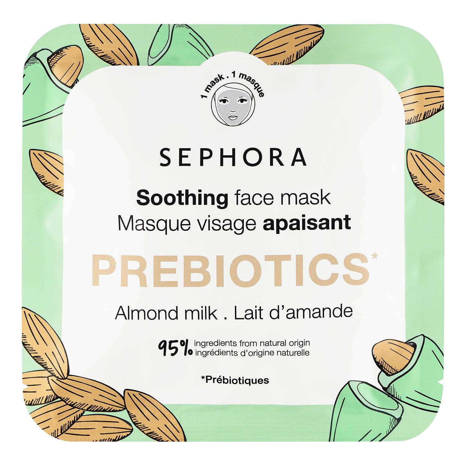 SEPHORA COLLECTION Prebiotic Nourishing Face Soothing face mask with ...
