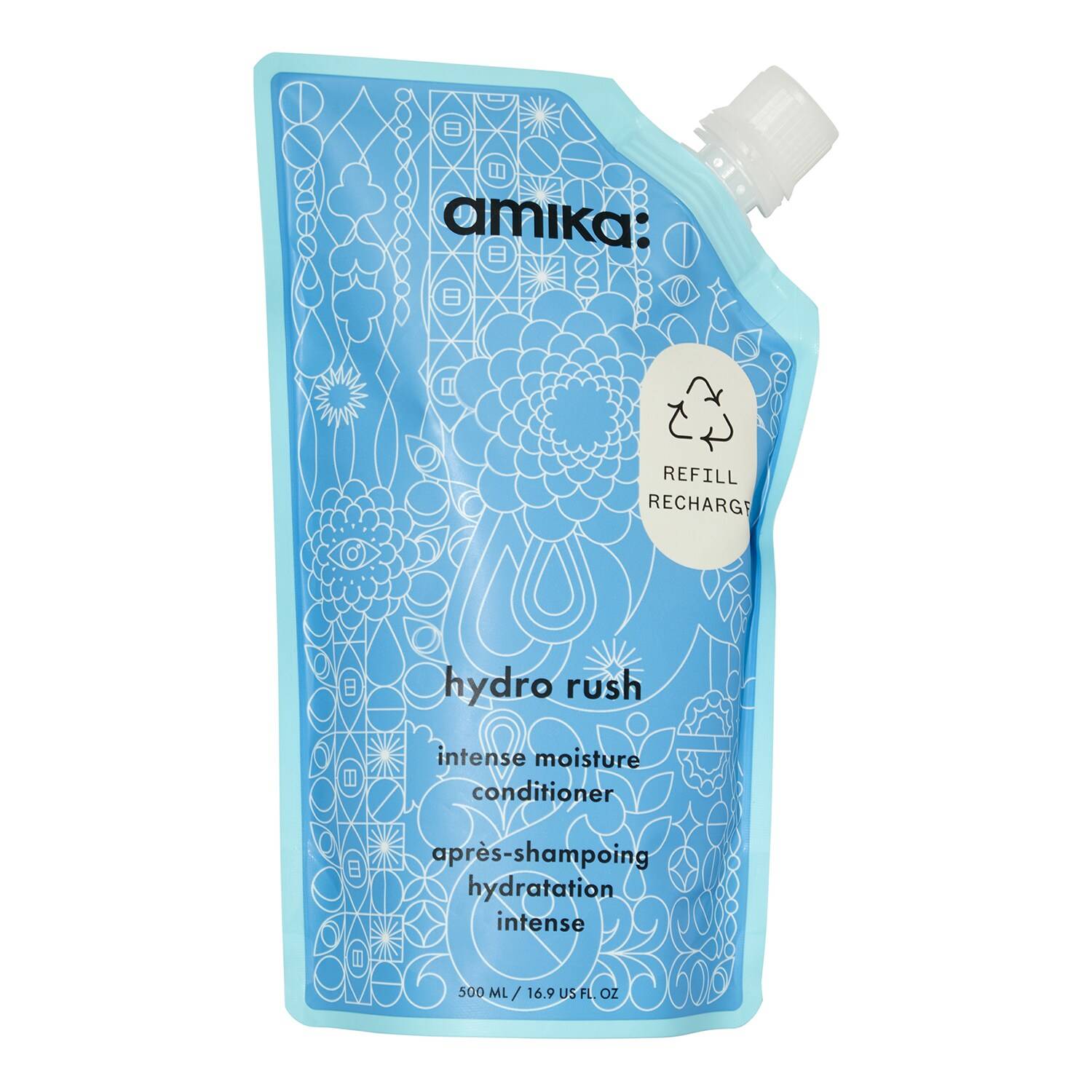 AMIKA Hydro Rush Intense Moisture Conditioner Refill 500ml | SEPHORA UK