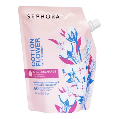SEPHORA COLLECTION Bubble Bath Shower Gel Refill 500ml Cotton Flower