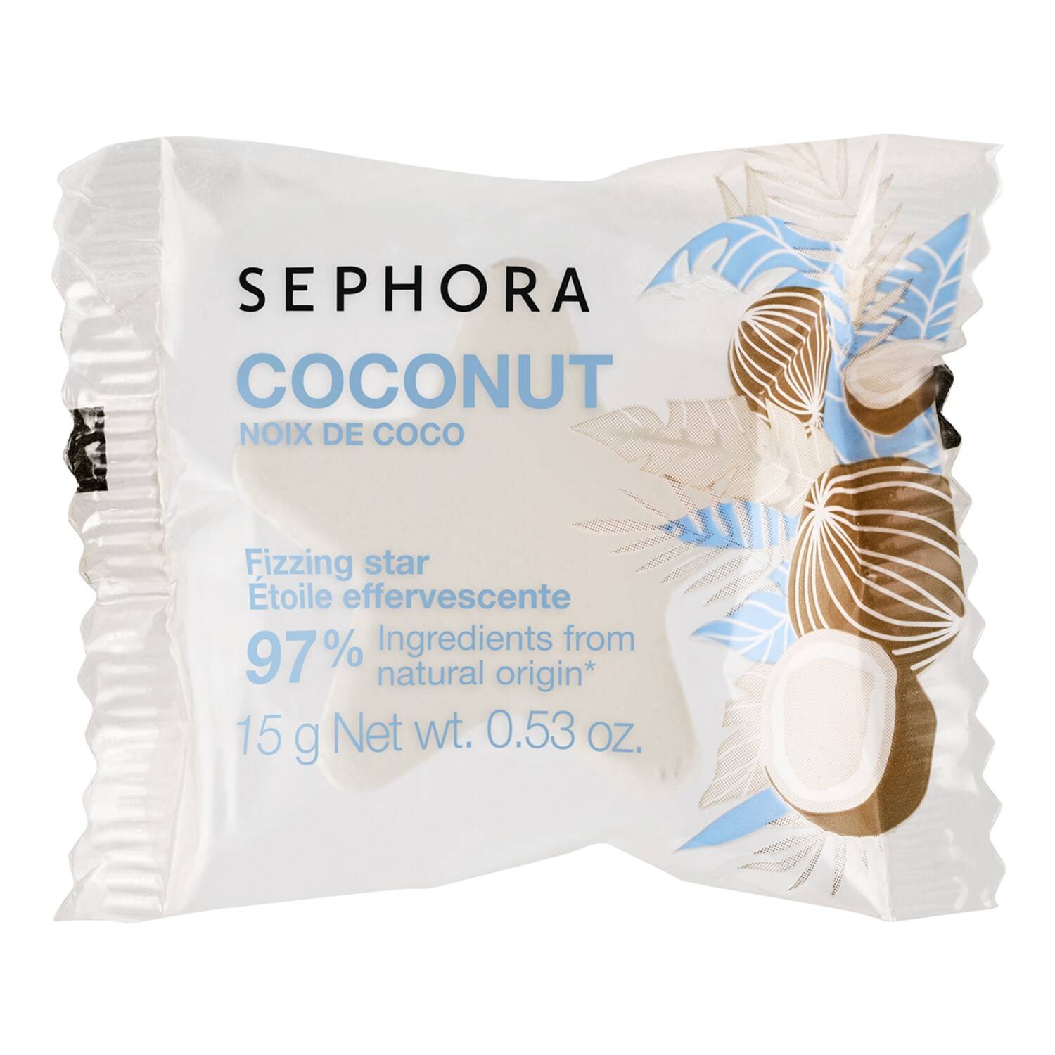 SEPHORA COLLECTION Fizzing Star Bath Cube 15g Coconut | SEPHORA UK