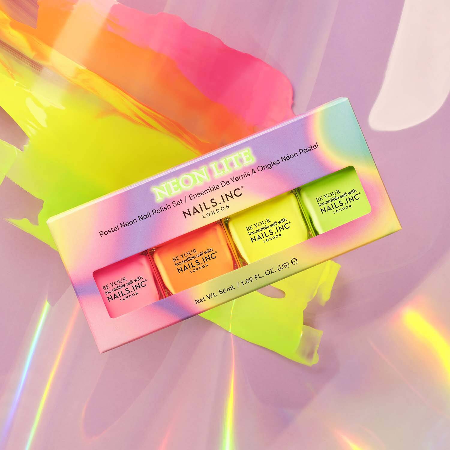 NAILS INC Neon Lite Pastel Neon Nail Polish | SEPHORA UK