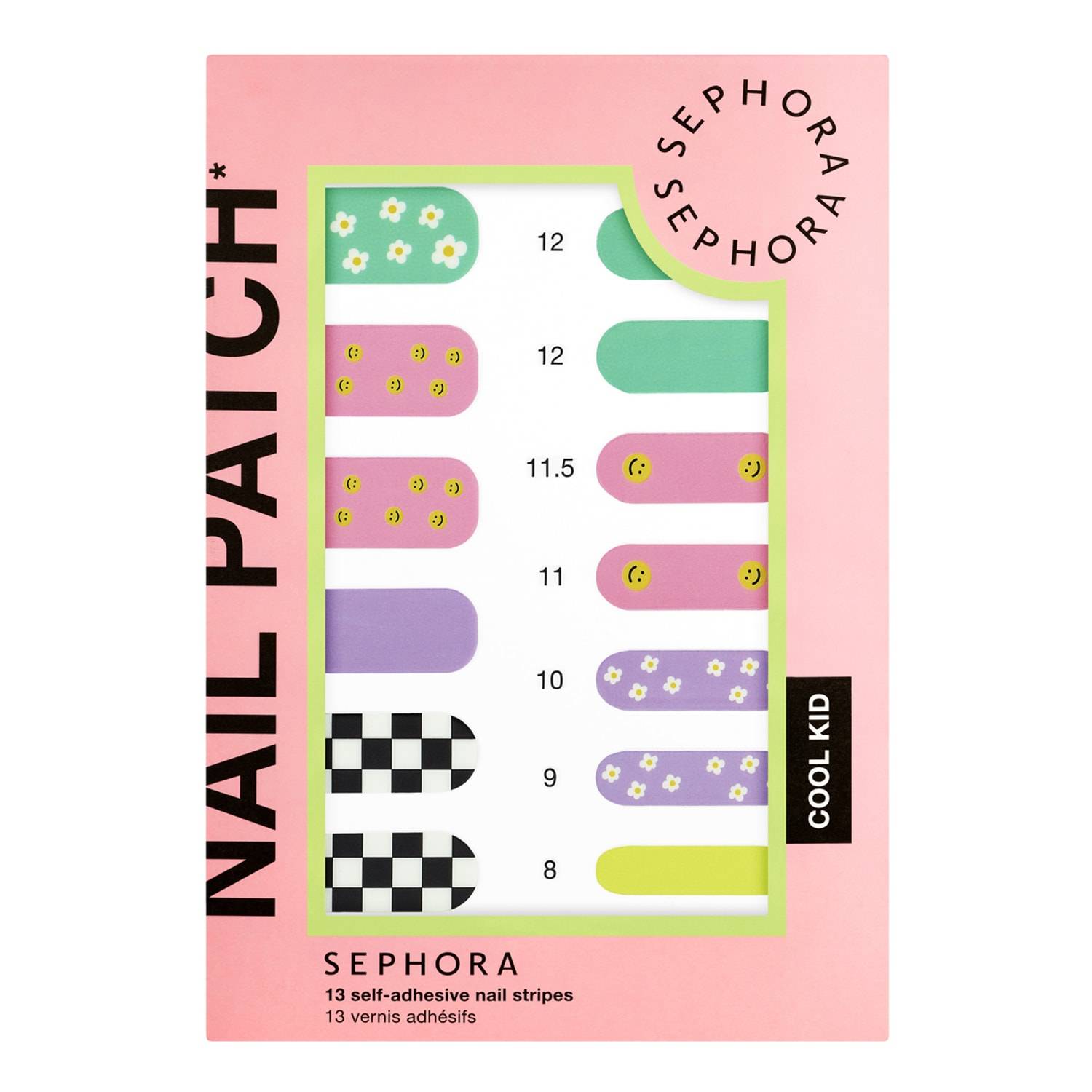 SEPHORA COLLECTION Self-adhesive Nail Stripes Kit | SEPHORA UK