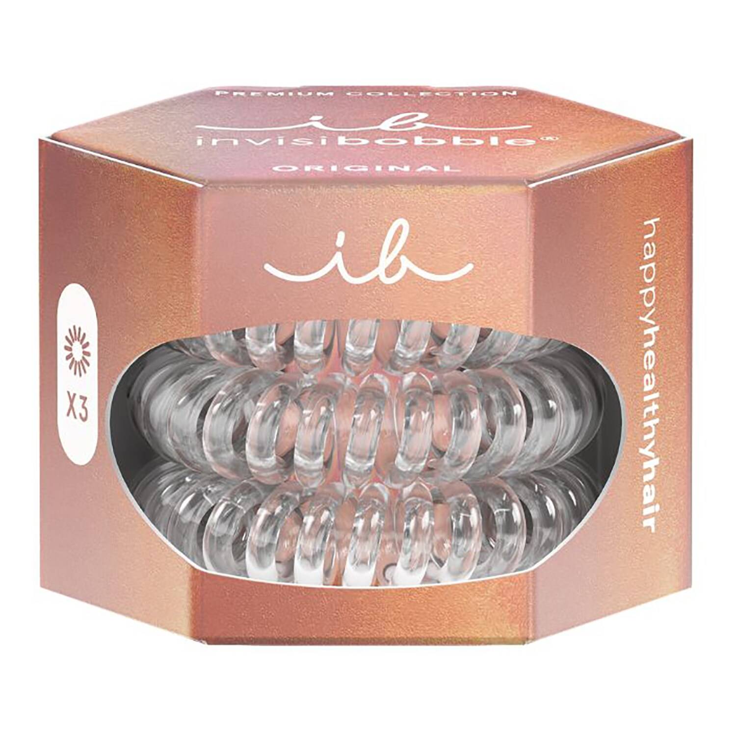 INVISIBOBBLE Original Premium Crystal Clear Hair Scrunchies Set ...