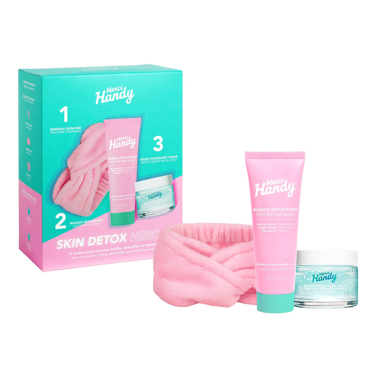 MERCI HANDY Skin Detox Heroes Routine Set | SEPHORA UK