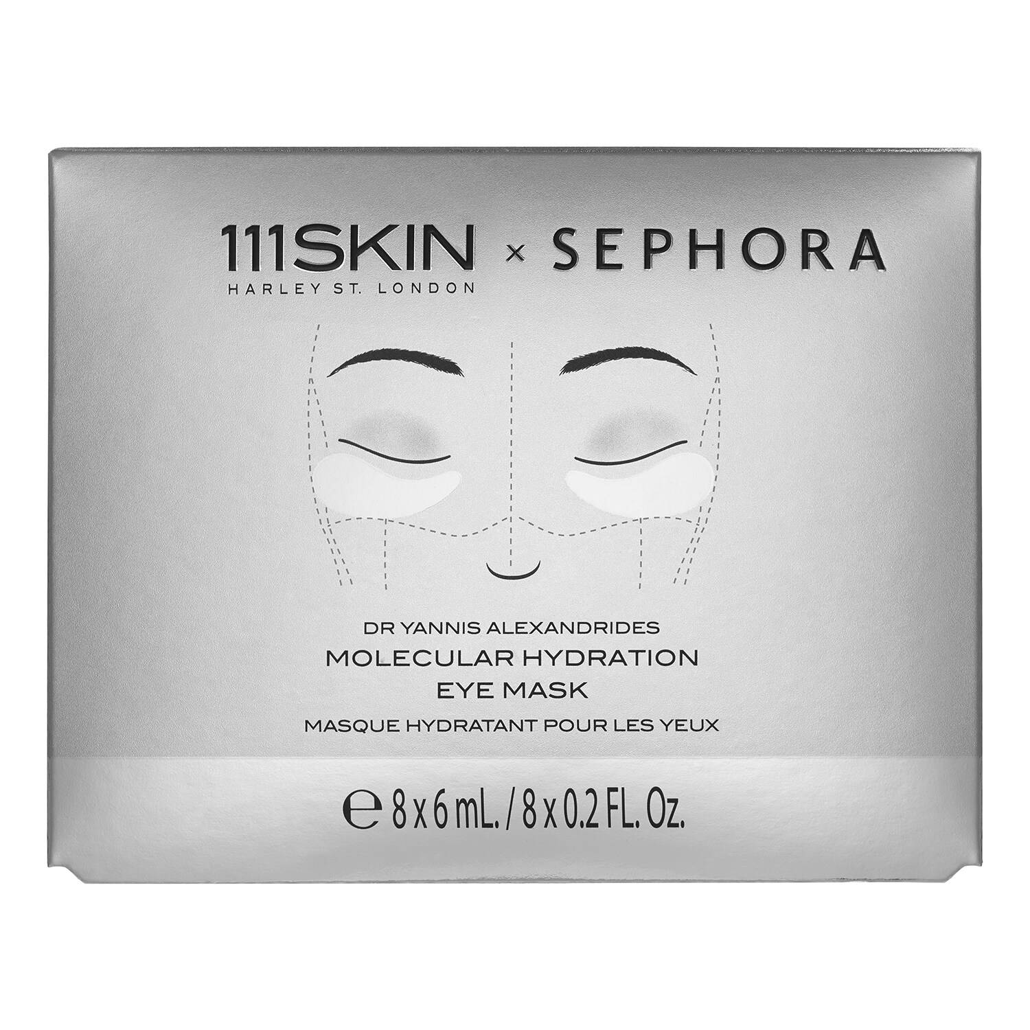 111SKIN x SEPHORA Molecular Hydration Eye Mask 8 x 6ml | FEELUNIQUE