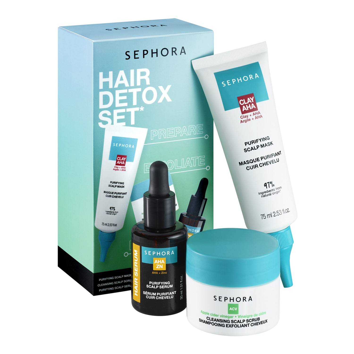 SEPHORA COLLECTION Purify & Detox - Hair Care Set | SEPHORA UK