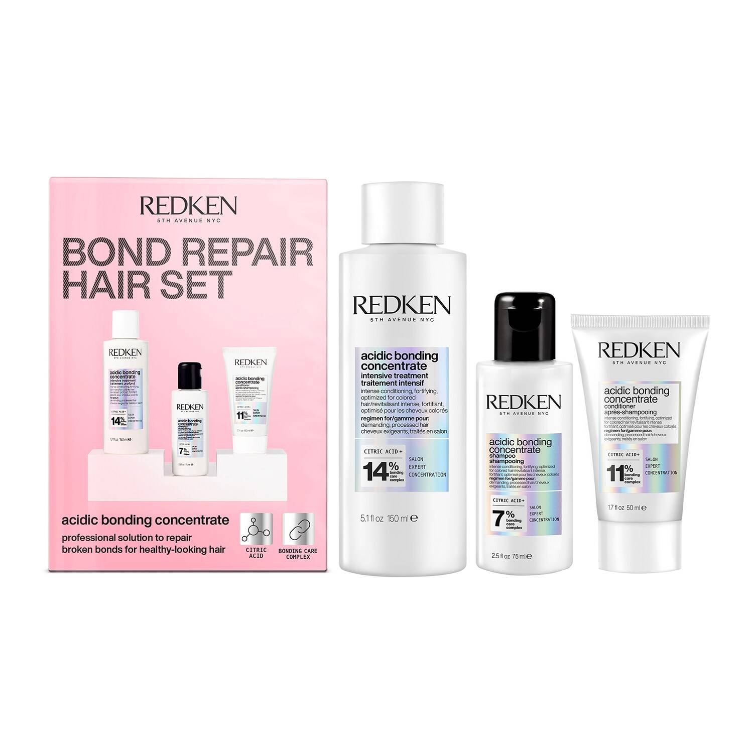 REDKEN Acidic Bonding Concentrate Bond Repair Discovery Set | SEPHORA UK