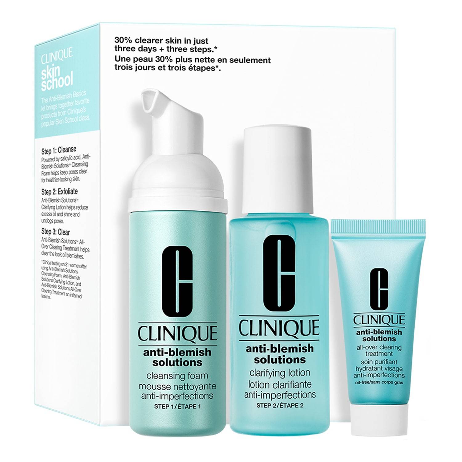 CLINIQUE Anti-Blemish™ Set - S.O.S Anti-Imperfections 50 + 60 + 15 ml ...