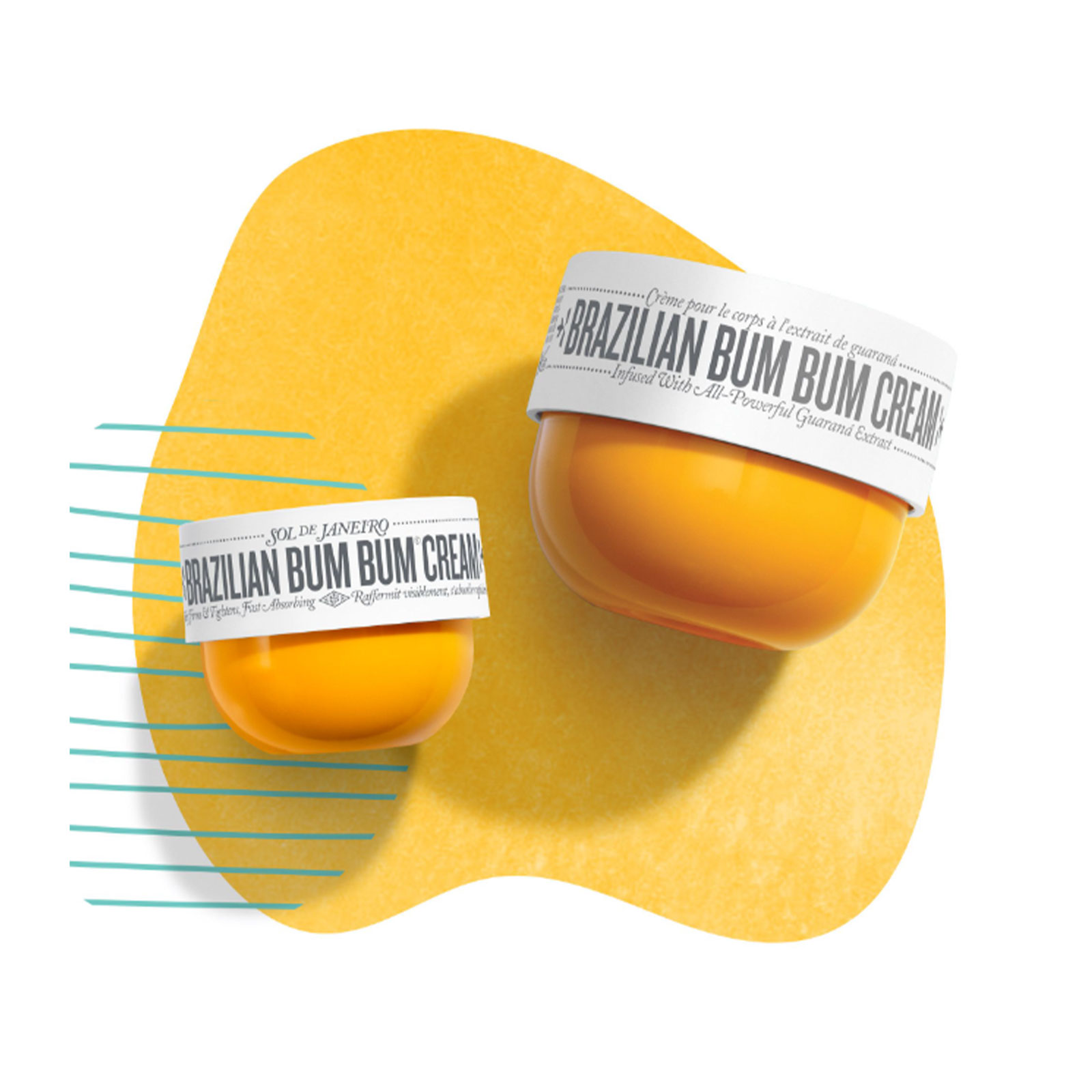 Sol de Janeiro Brazilian Bum Bum Cream 240ml & Brazilian Bum Bum Cream 75ml | SEPHORA UK