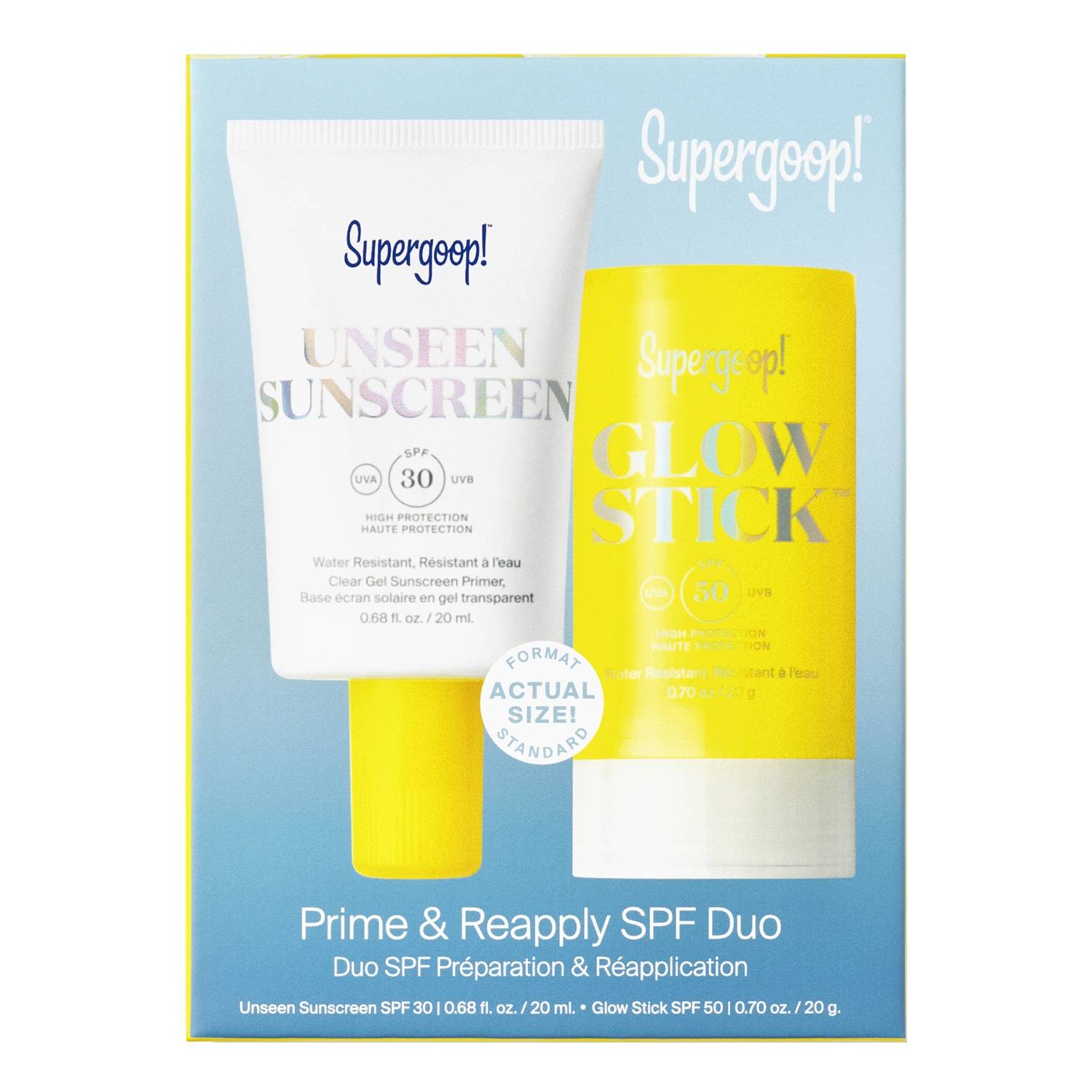 SUPERGOOP! Prime and Reapply SPF Duo | SEPHORA UK