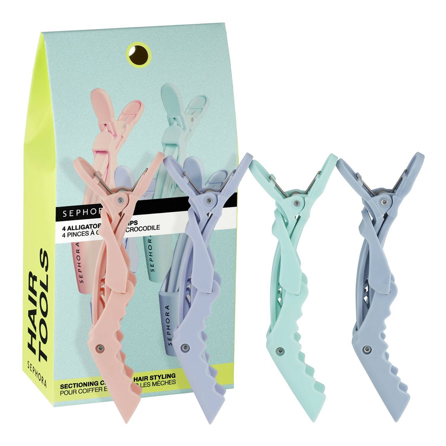 SEPHORA COLLECTION Alligator Hair Clip 4pc | SEPHORA UK