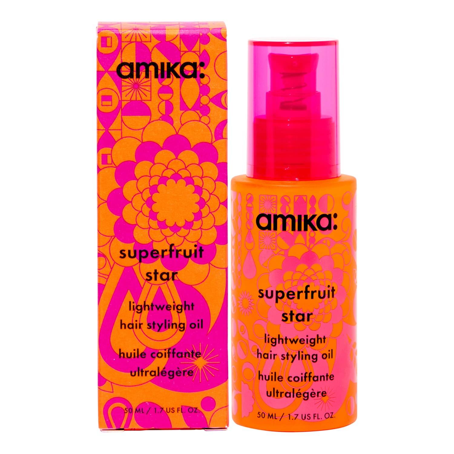 AMIKA Superfruit Star Lightweight Hair Styling Oil 50ml | SEPHORA UK