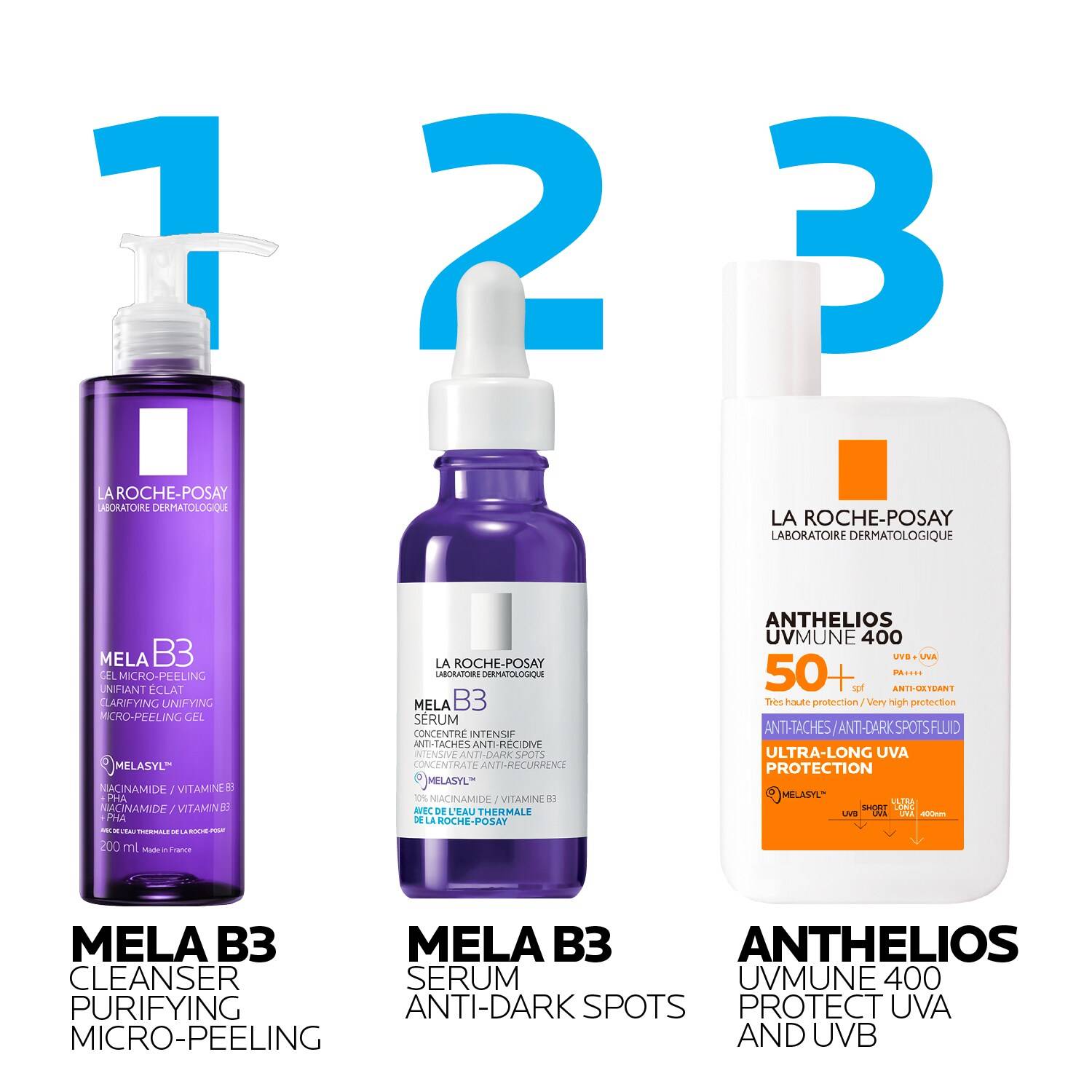 LA ROCHE POSAY Anthelios UVMUNE 400 Anti-Dark Spot Fluid SPF50+ 50ml ...