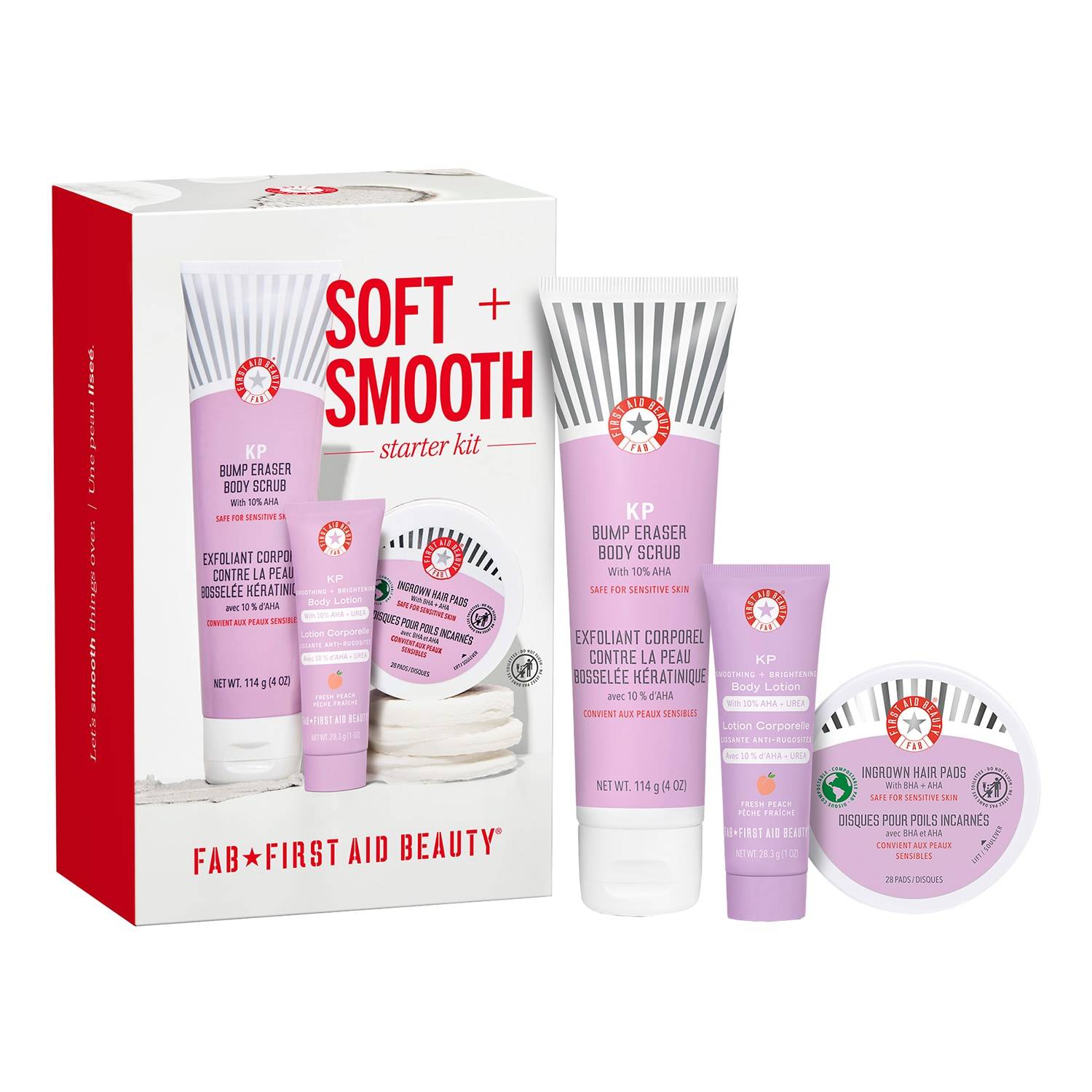 First Aid Beauty SET SOFT + SMOOTH STARTER KIT | SEPHORA UK