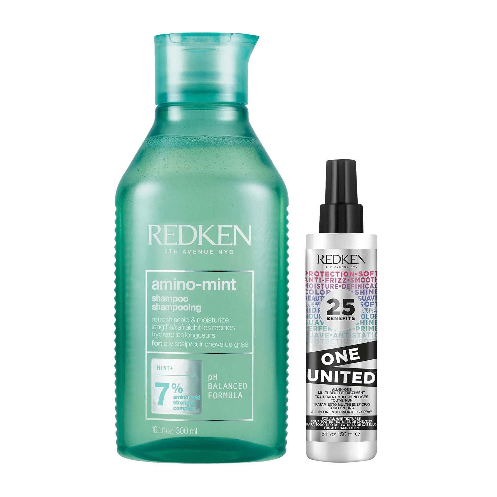 Redken Amino Mint Shampoo and One United Duo | SEPHORA UK