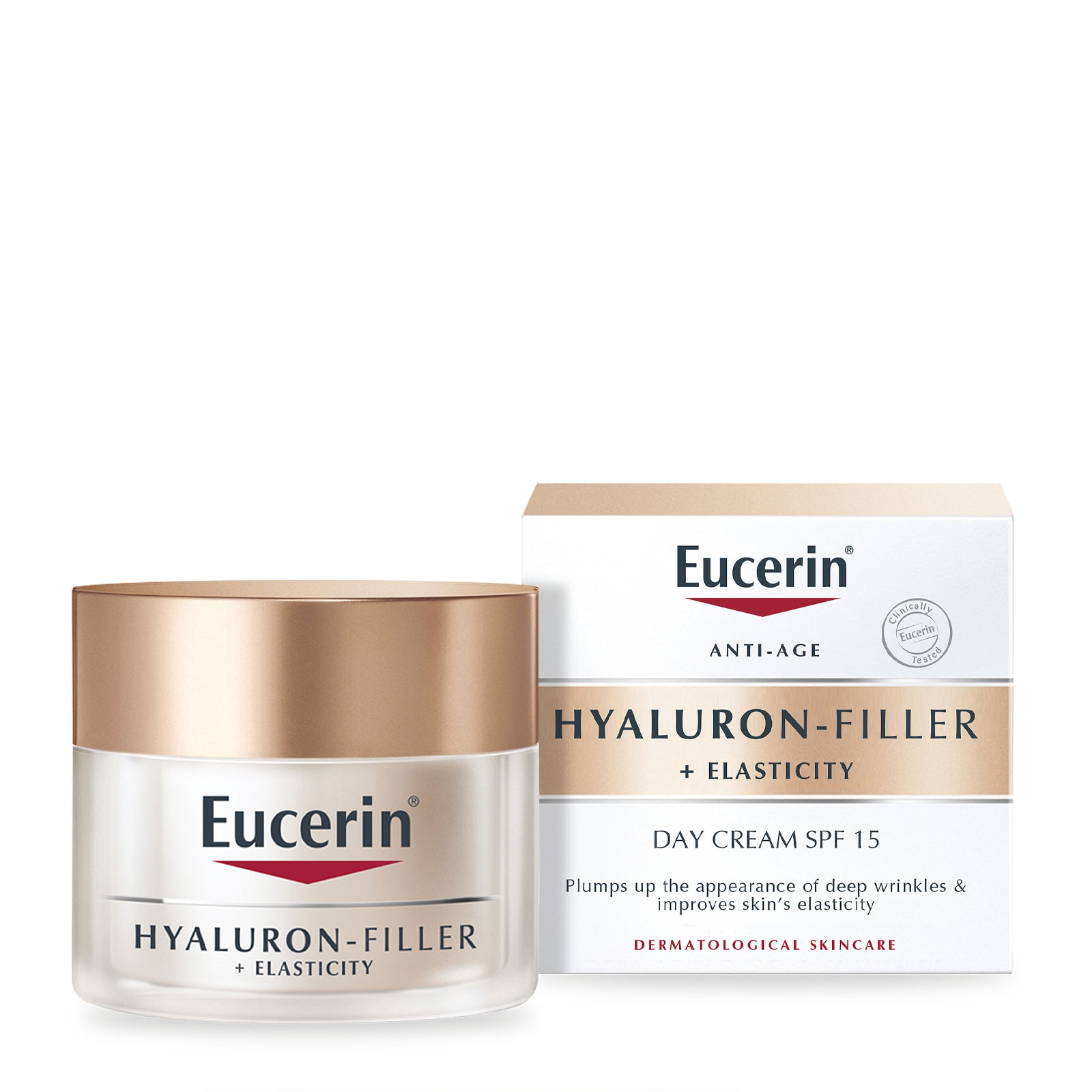 Eucerin Hyaluron-Filler + Elasticity Day Care SPF15 50ml | FEELUNIQUE